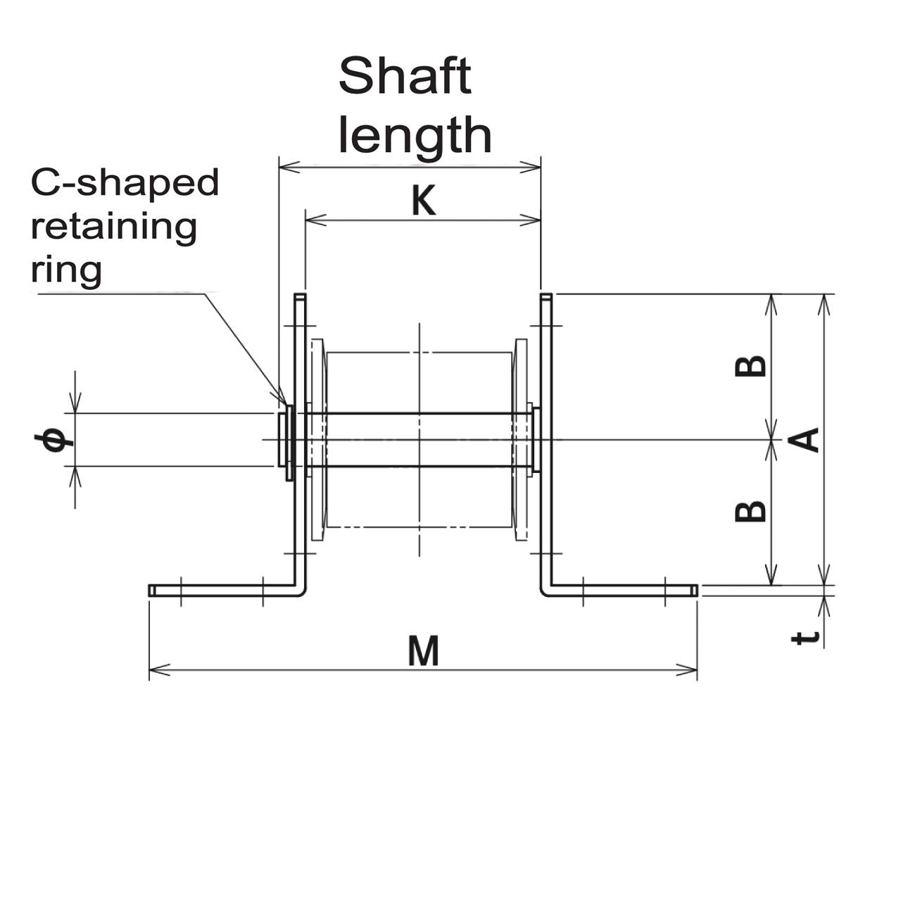Bracket SBR Type Standard Products (for CS Type） | Sunco Spring Co., Ltd.